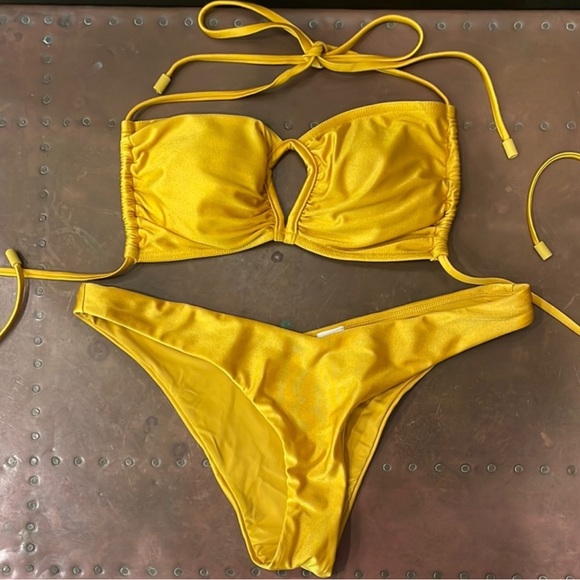 Zimmermann | Swim | Zimmermann Mustard Bikini Set | Poshmark